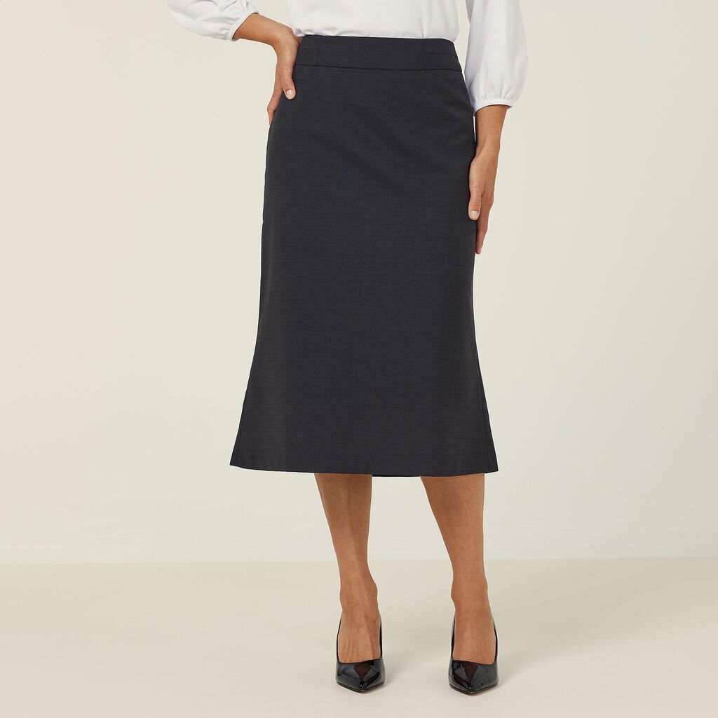 Stretch Wool Blend Long Line Skirt – Squadwear Australia