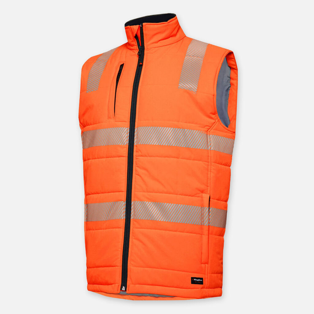Hi-Vis Reflective Ripstop Puffer Work Vest – Squadwear Australia