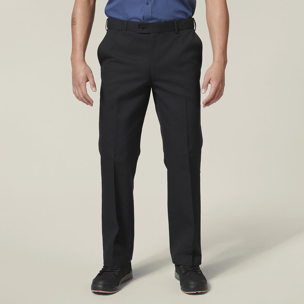 Permanent Press Plain Front Pant – Squadwear Australia